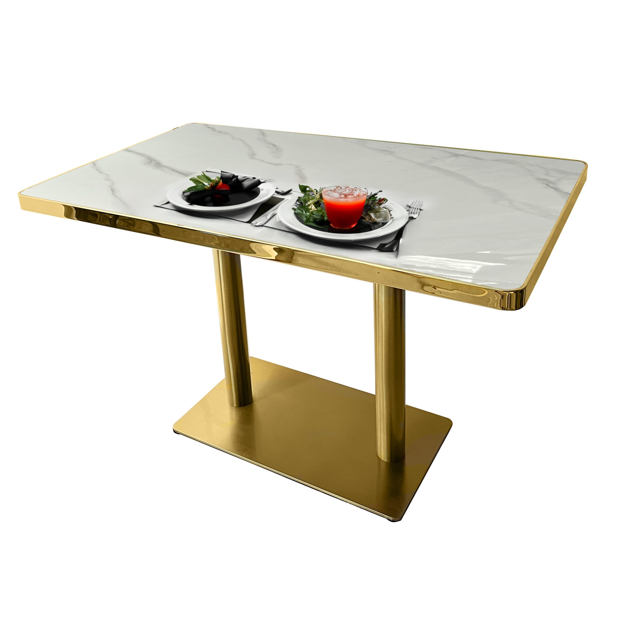 High Quality Engineered Stone Marble Tabletop - Size 120X70 & 120x60cm ...